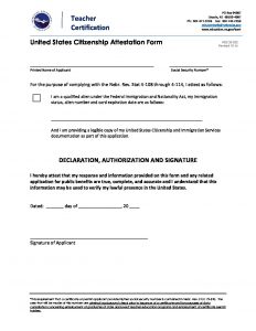 Form: US Citizenship Attestation FILLABLE NDE 200002 – Nebraska ...